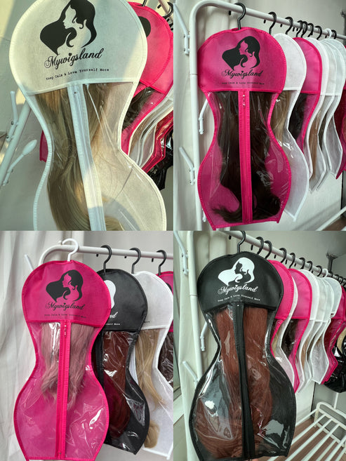 New Design Hourglass-Shaped Wig Storage Bag with Hanger, Wig Storage O ...